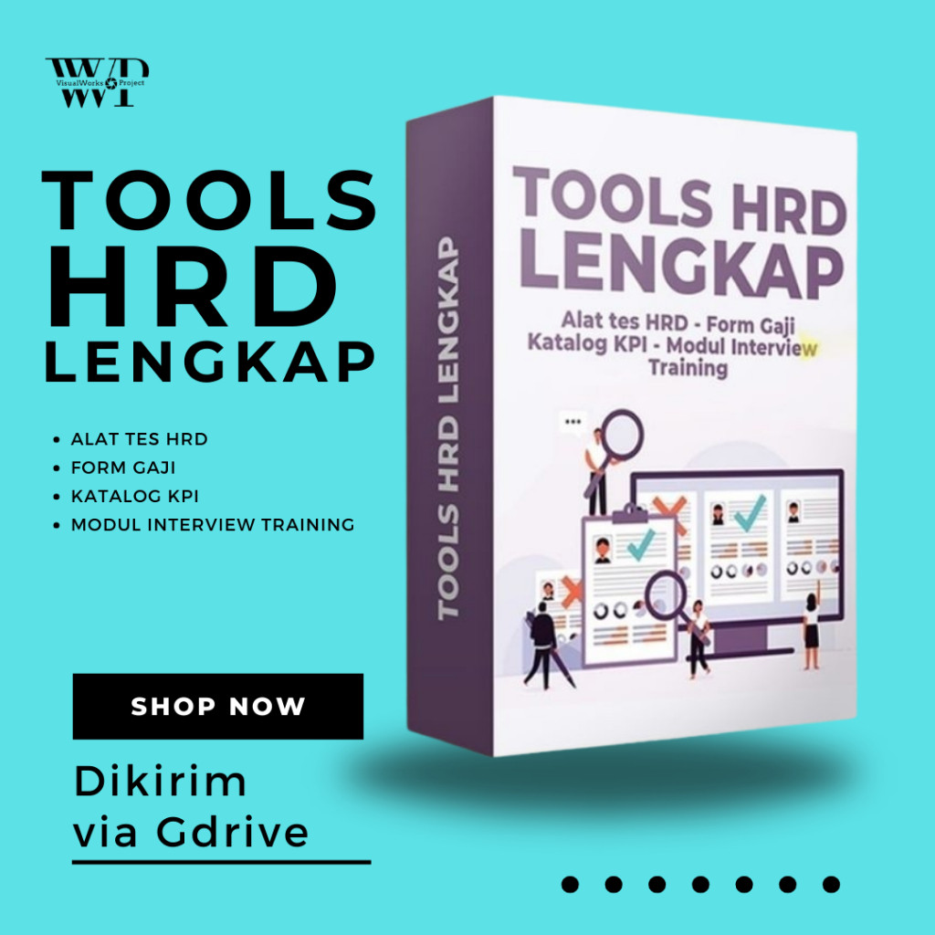 Jual (7) Tools HRD Lengkap - Alat Tes HRD, Form Gaji, Katalog KPI ...