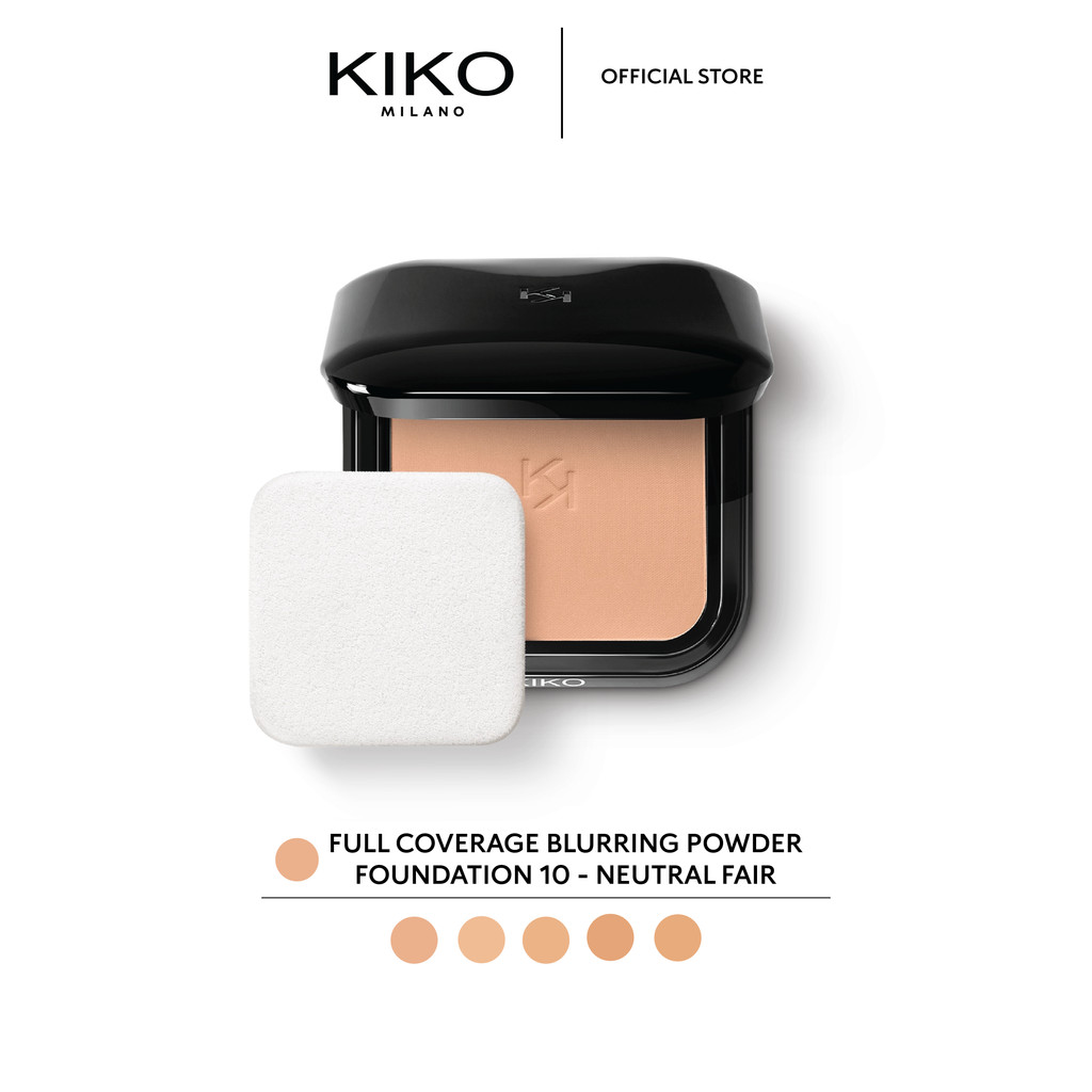 Jual KIKO MILANO Full Coverage Blurring Powder Foundation | Shopee ...
