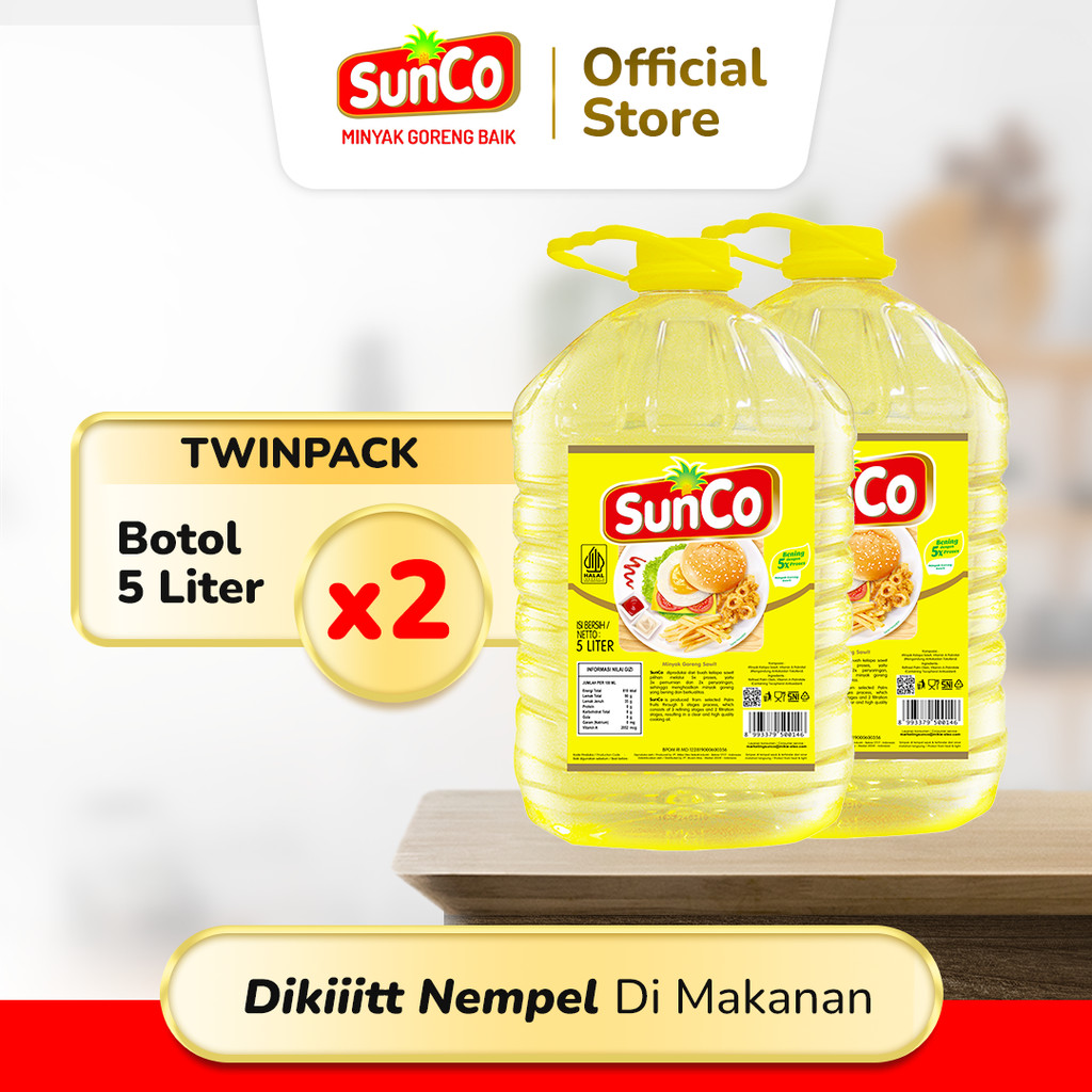 Jual Sunco Minyak Goreng Botol 5 L - Twinpack | Shopee Indonesia