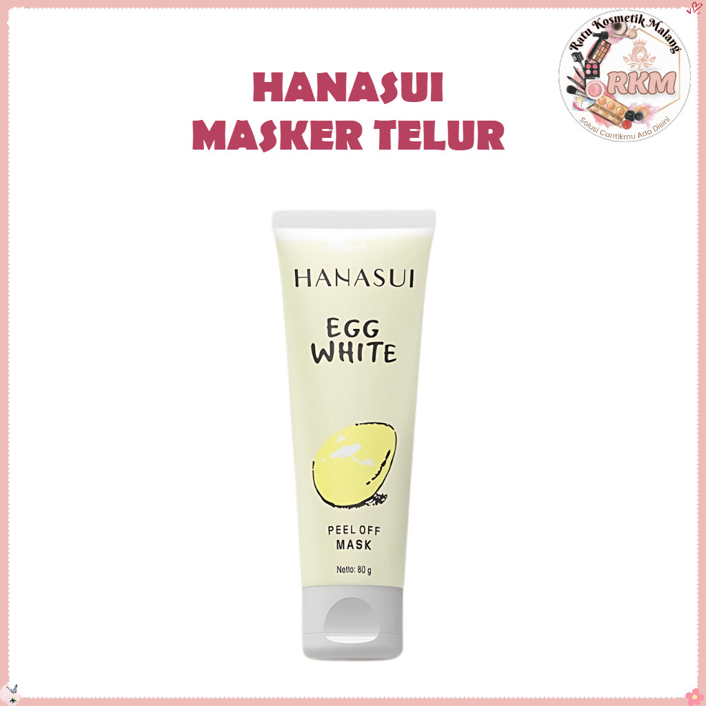 Jual HANASUI Egg White Peel Off Mask | Masker Telur Hanasui | Shopee ...