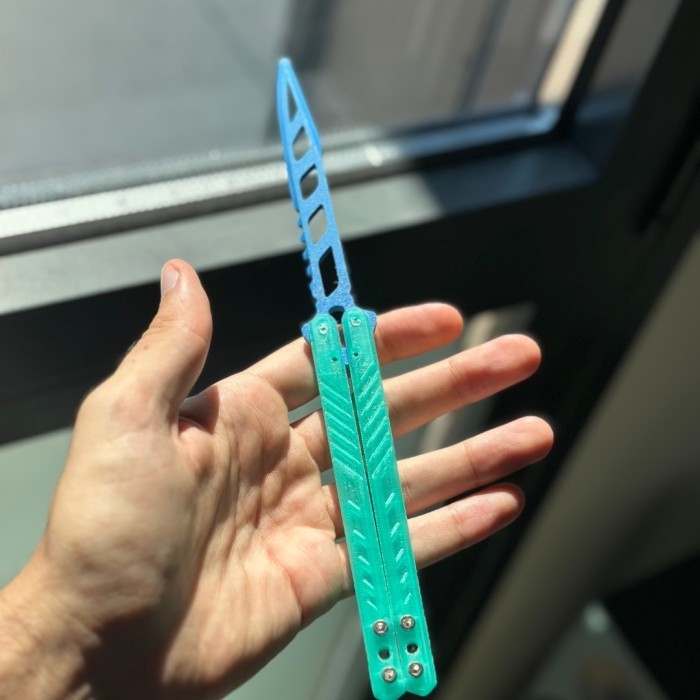 Jual Balisong Trainer Plastic Fidget Custom Colours | Shopee Indonesia