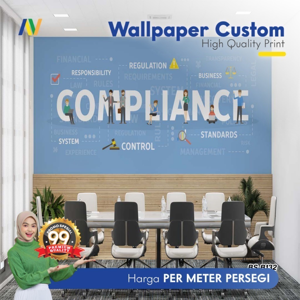 Jual Wallpaper Dinding Custom | Wallpaper Dinding Ruang Kerja ...