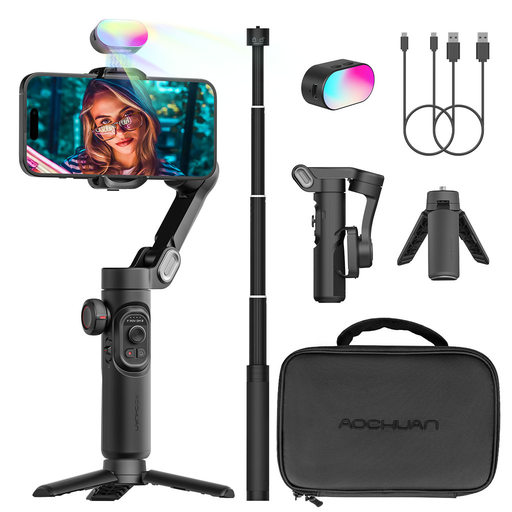 Jual AOCHUAN Smart XE Combo1 3 Axis handheld Gimbal Stabilizer For ...
