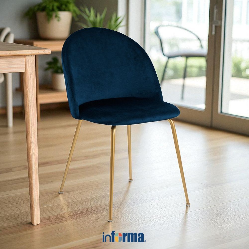 Jual Informa Louise Kursi Makan Fabric Dining Chair Tempat Duduk Ruang ...