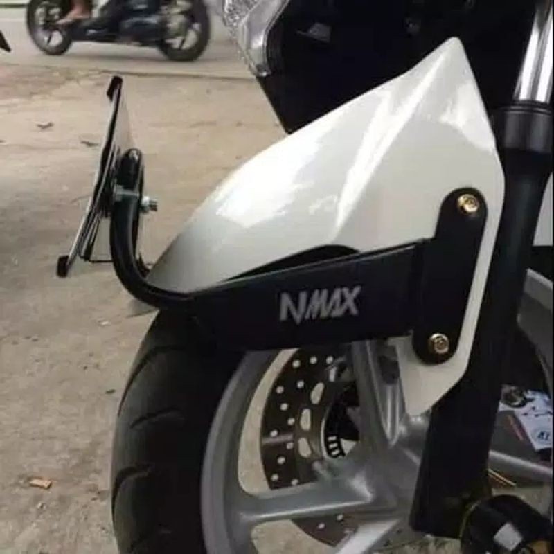 Jual Breket Kedudukan Plat Nomor Besi Nmax,Nmax New 2020 Pemasangan Di ...