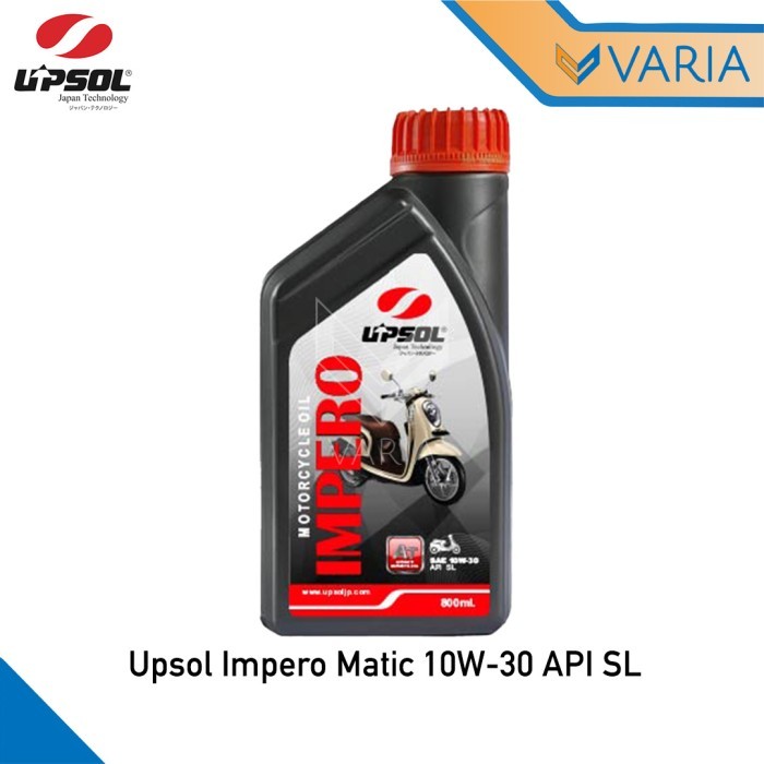 Jual Upsol Impero Matic 10W 30 SL 800 ml JASO MB Oli Mesin Motor Matic ...