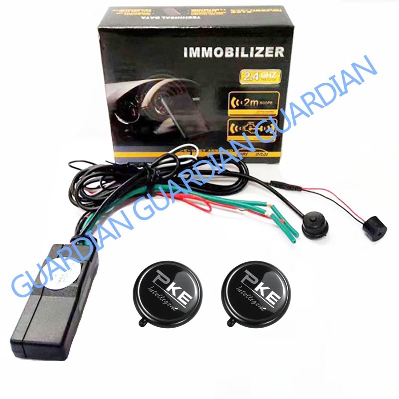 Jual Universal 2.4G Wireless Immobilizer Car Alarm Engine Lock System ...
