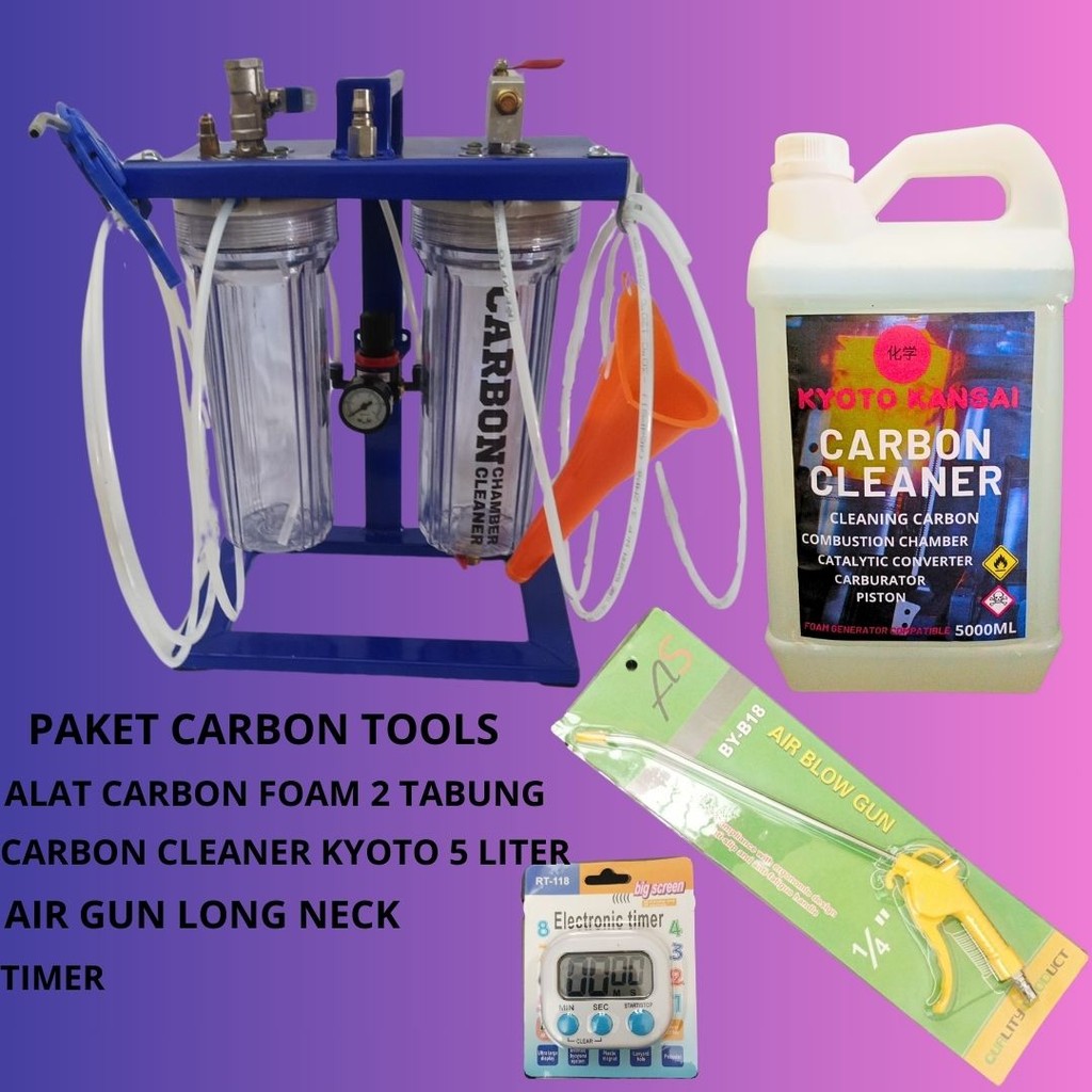 Jual [BEKASI] ALAT CARBON CLEANER 2 TABUNG FOAM GENERATOR KYOTO KANSAI ...