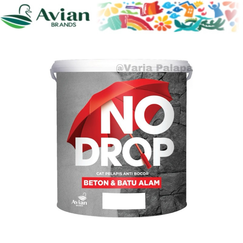 Jual NODROP NO DROP CAT TEMBOK CET PELAPIS DINDING PILAR BATU ALAM TAMAN WARNA CLEAR PERNIS ...