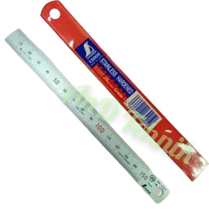 Jual SHINWA Penggaris Stainless Steel 150MM / 15CM Made In Japan | Shopee Indonesia