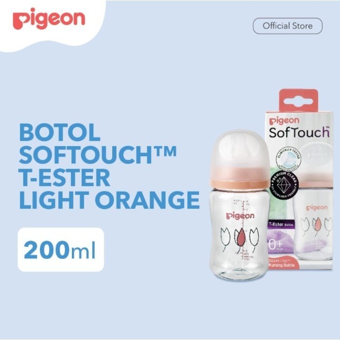 Jual Pigeon Bottle T-Ester Wide Neck BPP 200ml Softouch Nipple - Botol Susu Anak | Shopee Indonesia
