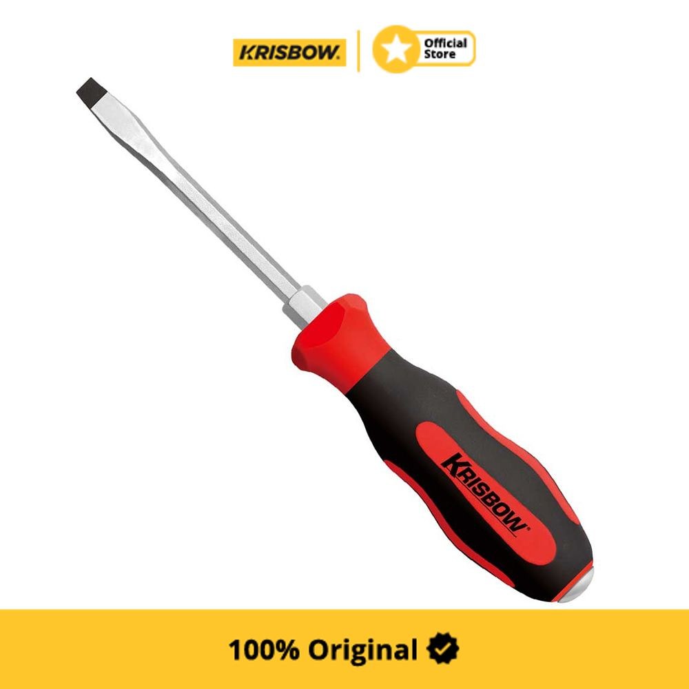 Jual Krisbow Screwdriver Obeng Go-Thru Minus 5, 5X100 mm | Shopee Indonesia