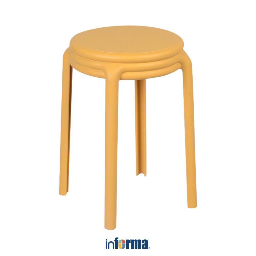 Jual Informa Haldon Bangku - Kuning Mustard Stool With Cushion Tempat ...