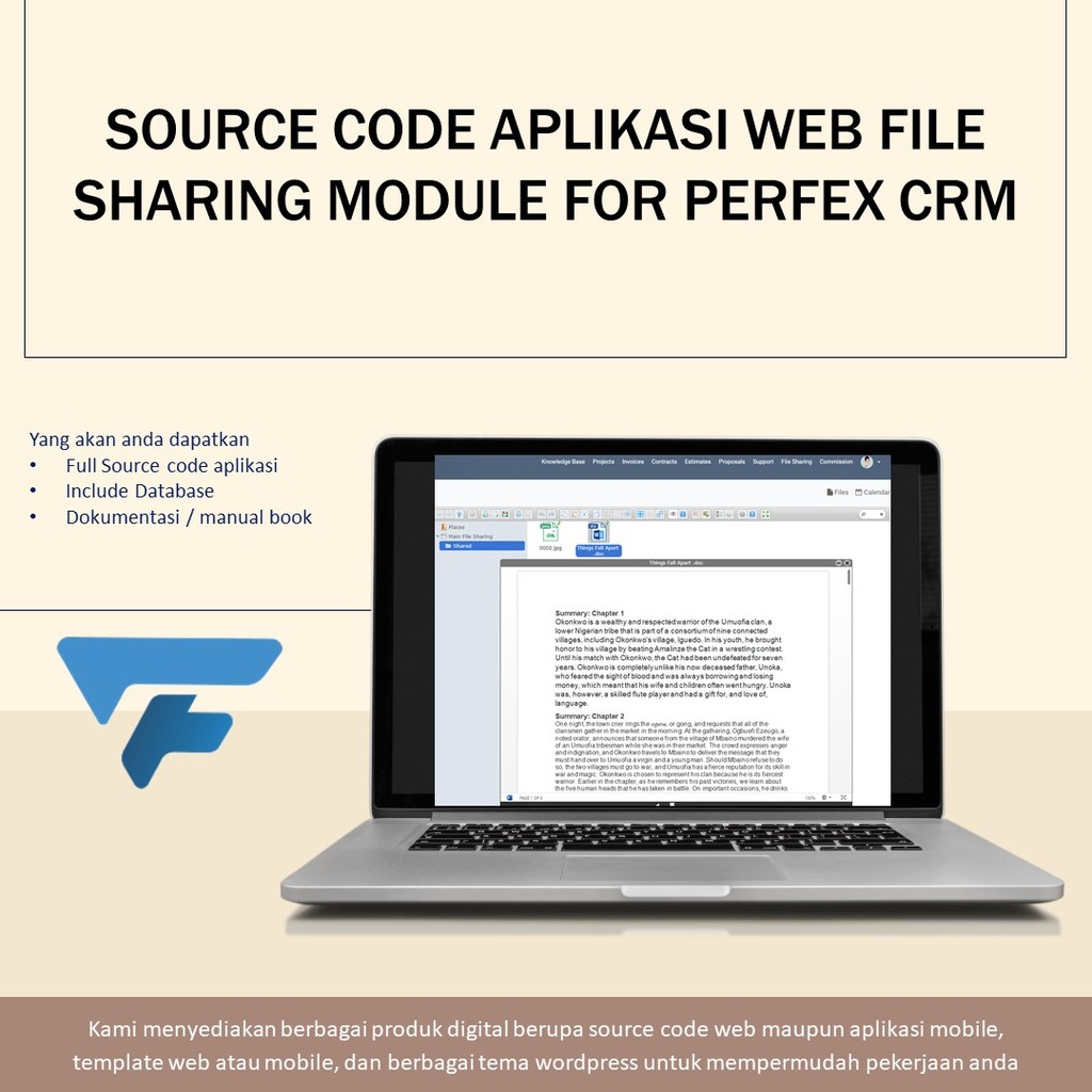 Jual SOURCE CODE APLIKASI WEB FILE SHARING MODULE FOR PERFEX CRM | Shopee Indonesia