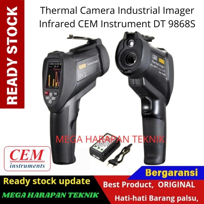 Jual Thermal Camera Industrial Imager Infrared CEM Instrument DT 9868S ...
