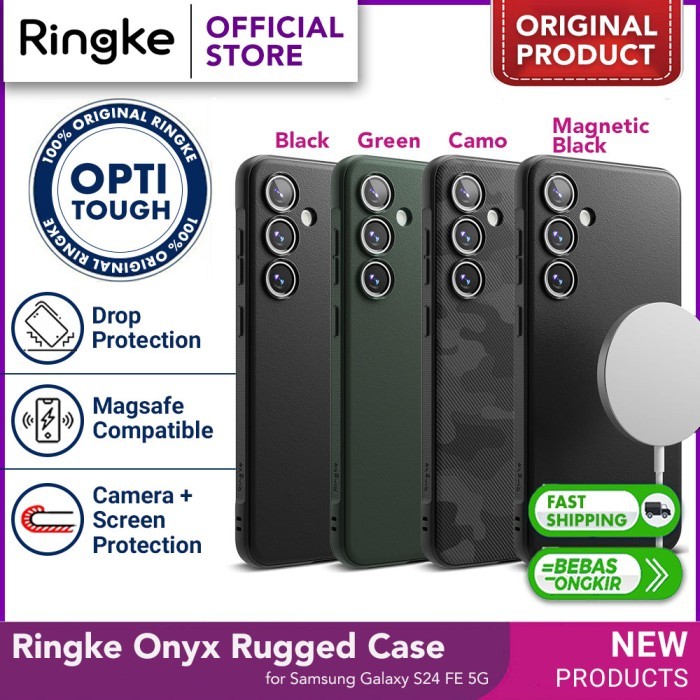 Jual Ringke Onyx Case Samsung Galaxy S24 FE 5G - Slim Casing Magsafe ...
