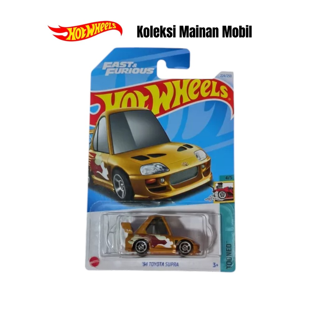 Jual Hot Wheels '94 Toyota Supra Tooned Emas 2024 | Shopee Indonesia