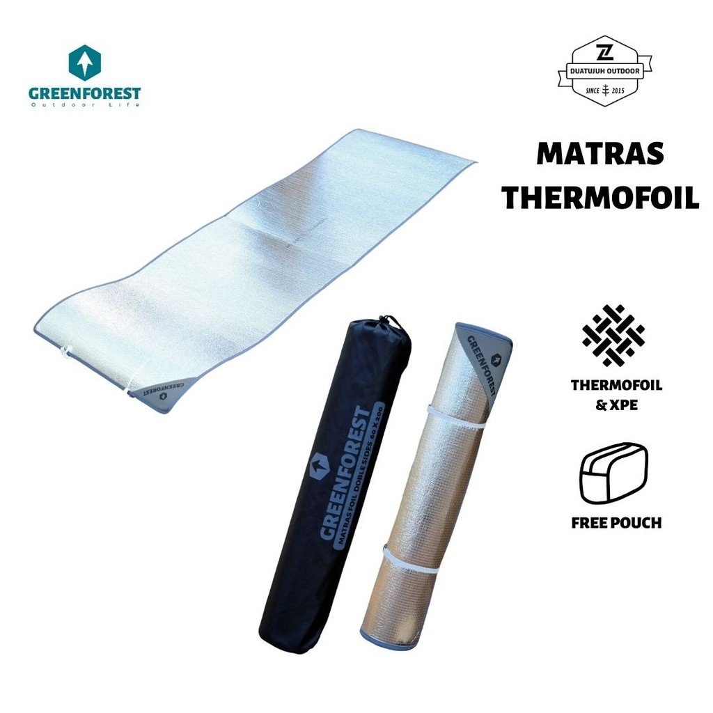 Jual Greenforest Matras Thermofoil 2 Sisi 60cm x 200cm - Matras Foil ...