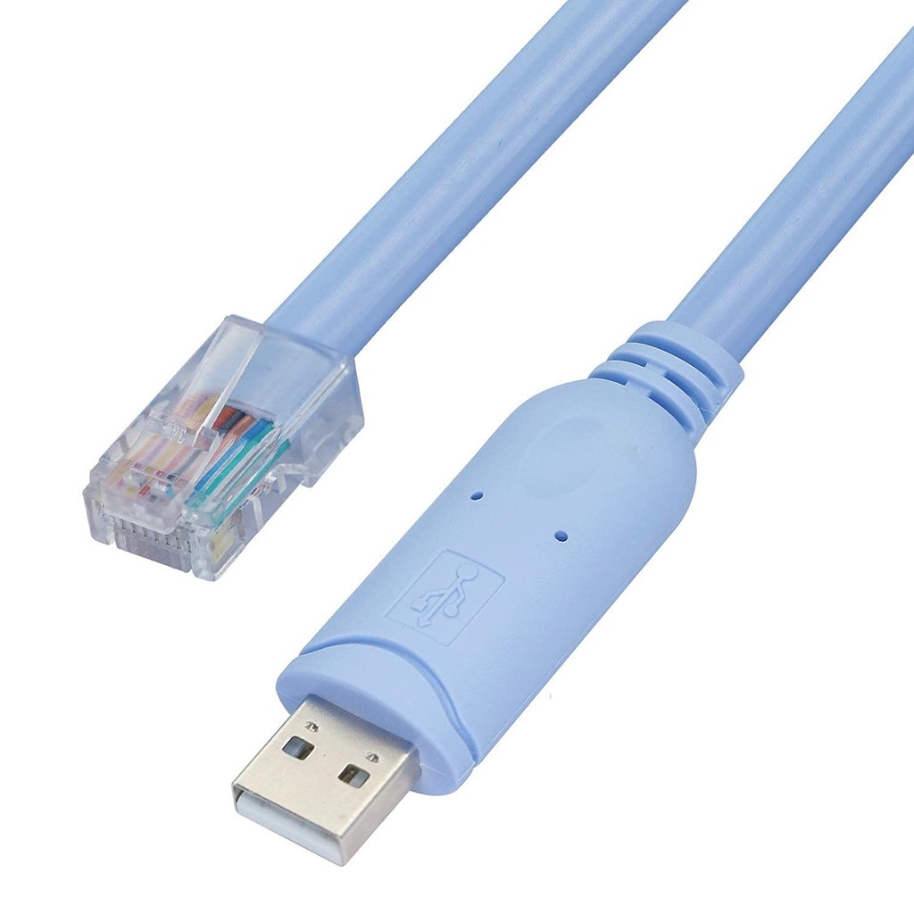 Jual USB to RJ45 Console Cable RS232 Serial Adapter for Laptop Computer ...