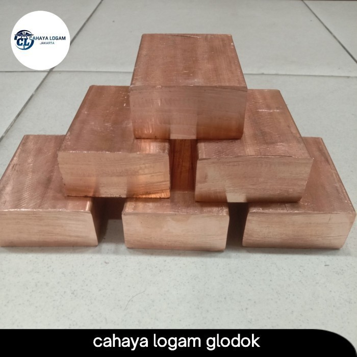 Jual plat tembaga murni 25mm x 50mm x 130mm tembaga murni-Tembaga ...