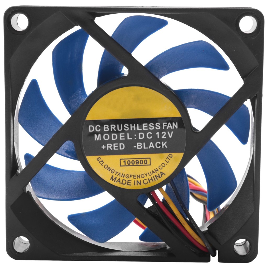 Jual 12V DC 32 70mm 4-Pin Computer Case CFM PWM CPU PC Fan Blue & Black ...