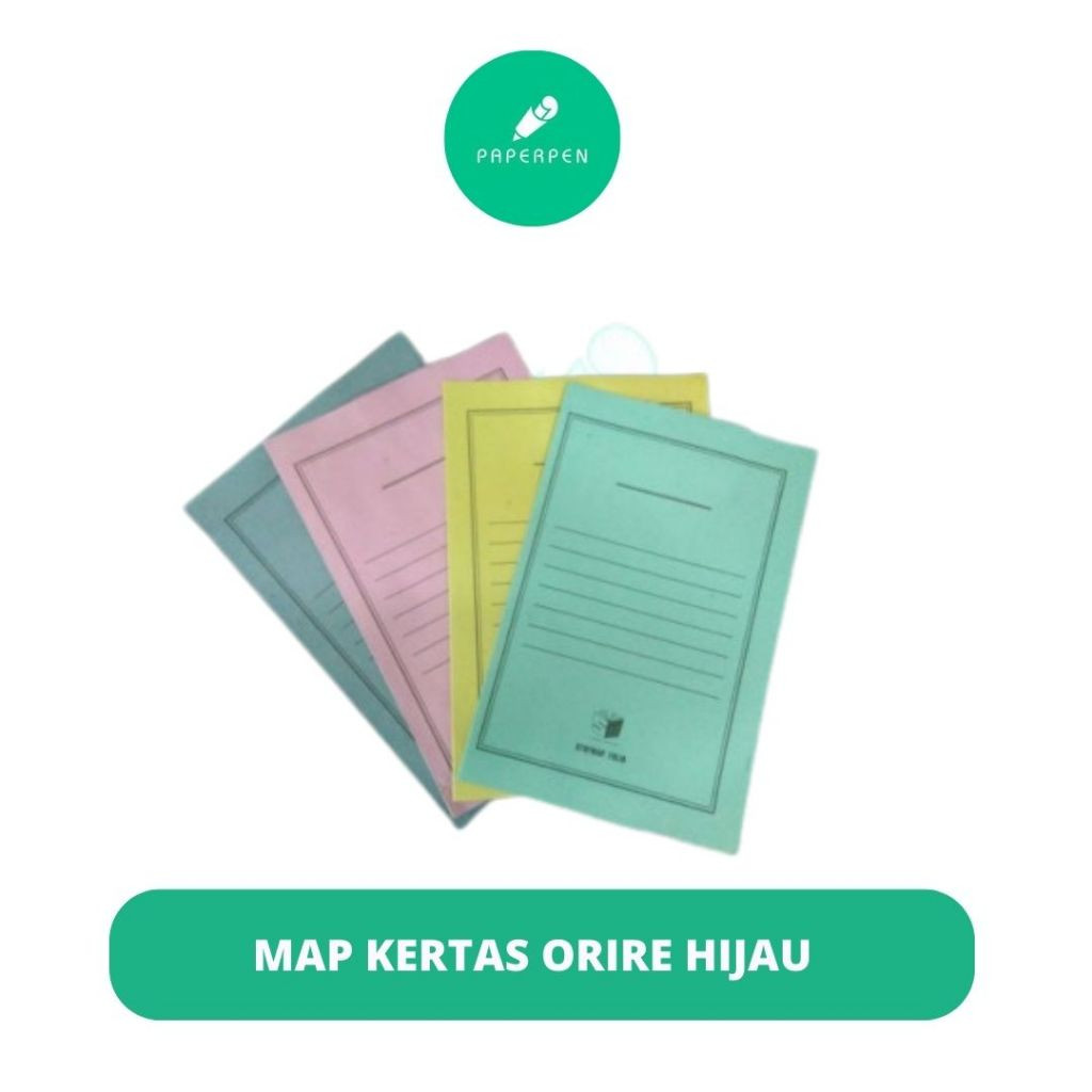 Jual [CCATK] MAP KERTAS ORIRE KUNING/HIJAU/MERAH/BIRU | Shopee Indonesia