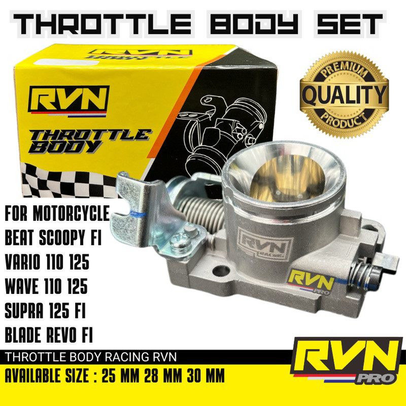 Jual RVN TB THROTTLE BODY TUAS GAS ASSY DOWNDRAFT WAVE 110i WAVE 125i ...