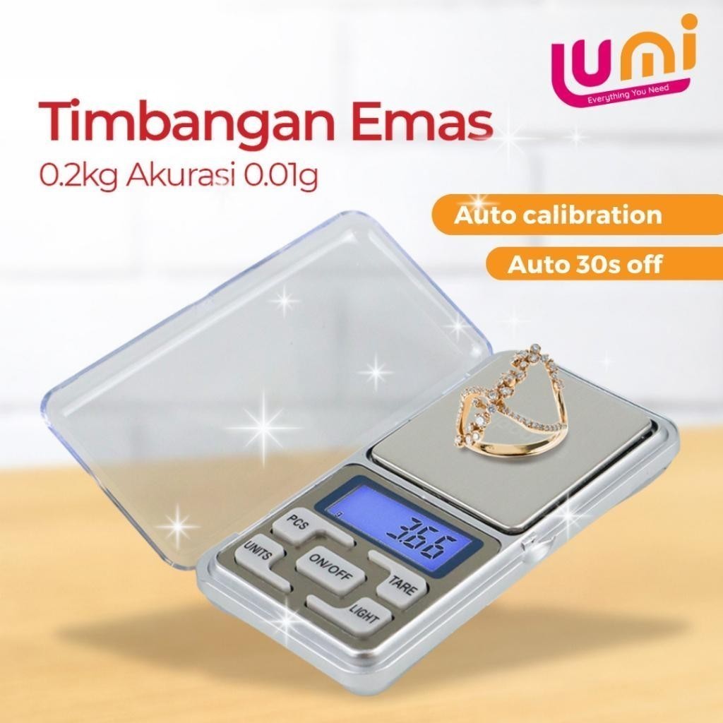 Jual TIMBANGAN DIGITAL POCKET SCALE MH200 TIMBANGAN GRAM EMAS MINI ...
