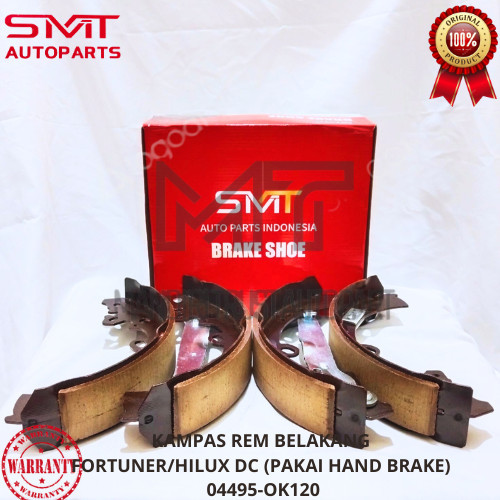 Jual BRAKE SHOE KAMPAS REM BELAKANG TOYOTA FORTUNER/HILUX DC (PAKAI ...