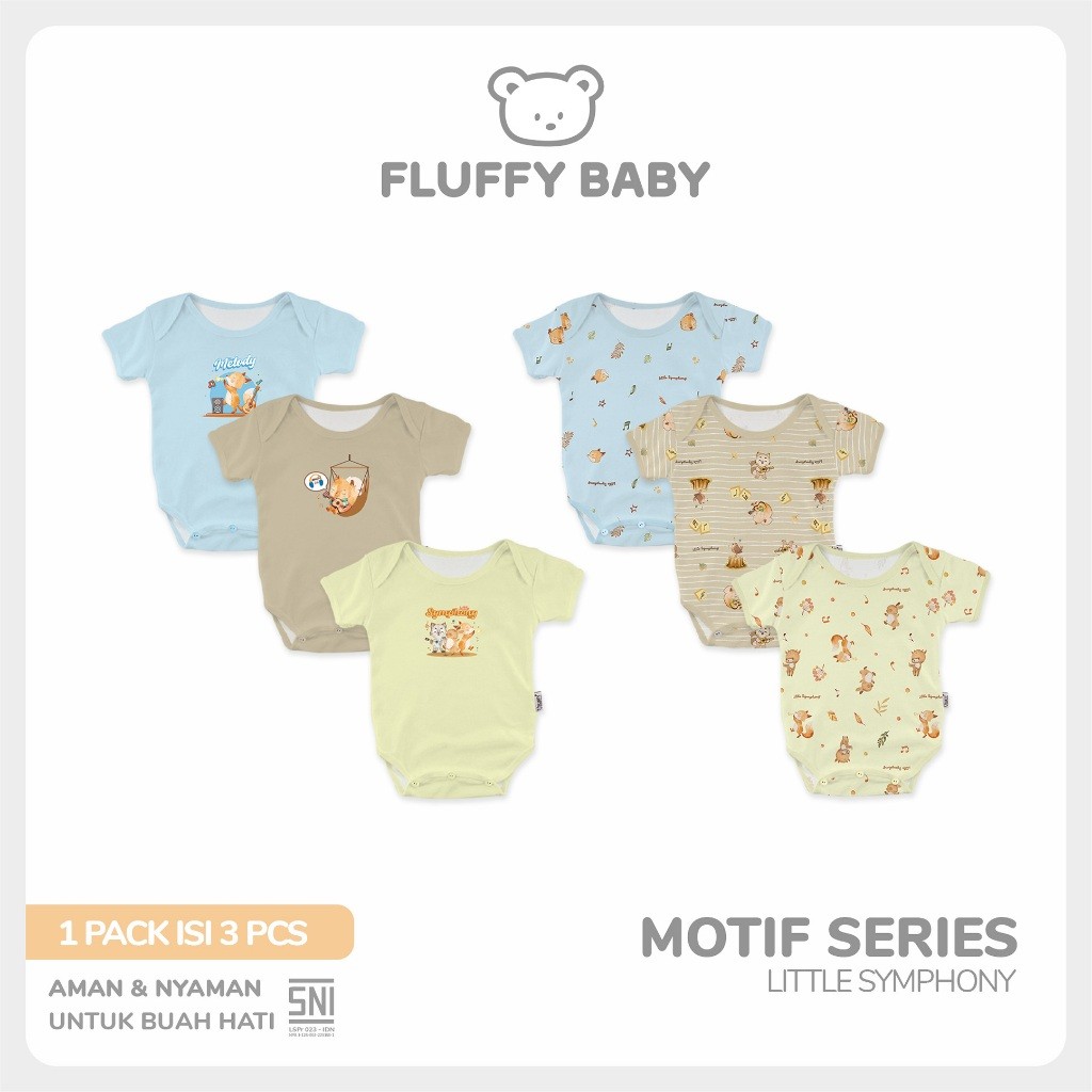 Jual FLUFFY Little Symphony My Symphony Newborn NB (Isi 3Pcs) KDS LSB ...