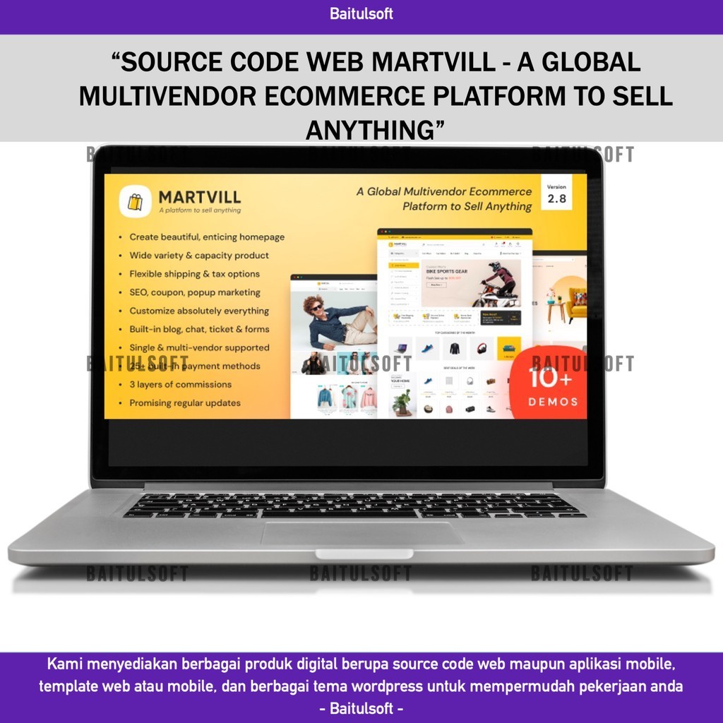 Jual SOURCE CODE APLIKASI WEB MARTVILL - A GLOBAL MULTIVENDOR ECOMMERCE PLATFORM TO SELL ...