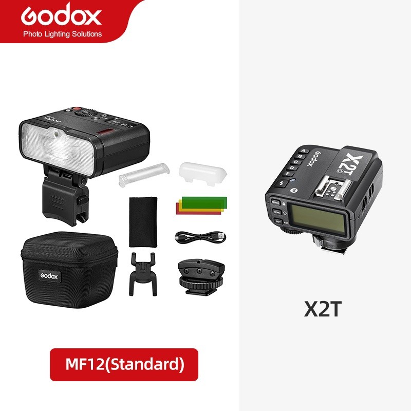 Jual Godox MF12 Macro Mini Flash Speedlite built-in Godox X System TTL ...