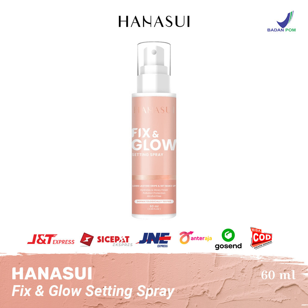Jual HANASUI Fix & Glow Setting Spray | Shopee Indonesia