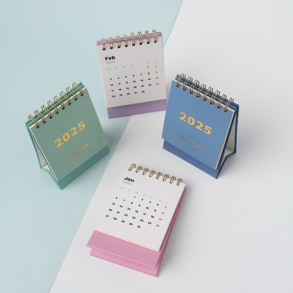 Jual Calendar Meja A7 2025 - Ukuran A7 - Kalender Meja Aesthetic ...