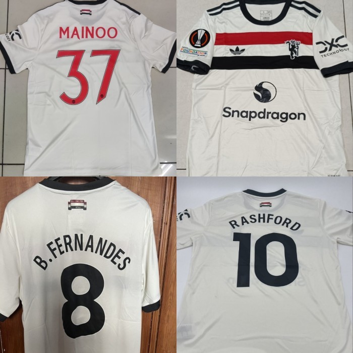 Jual JERSEY BAJU BOLA MU 3RD 2024/2025 FULLPATCH + NAMESET OFFICIAL ...