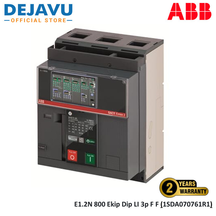 Jual ACB ABB E1.2N 800 Ekip Dip LI 3p F F (1SDA070761R1) - Air Circuit ...