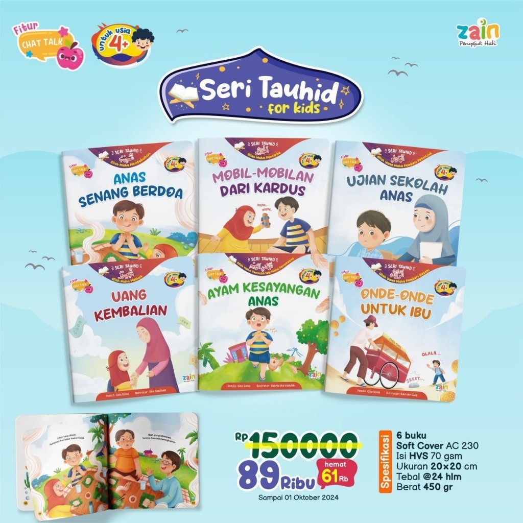Jual buku my first seri tauhid for kids pertamaku anak tk sd islami umur 1 2 3 tahun ziyadbooks ...
