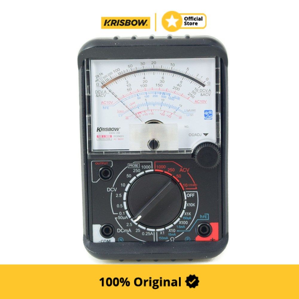 Jual Krisbow Alat Ukur Multimeter Analog (Besar) Kw06-299 | Shopee ...