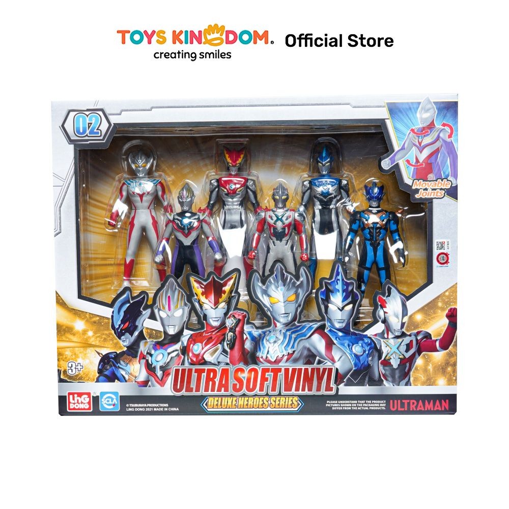 Jual Toys Kingdom Ultraman Set Action Figure Deluxe Heroes Series 2 ...