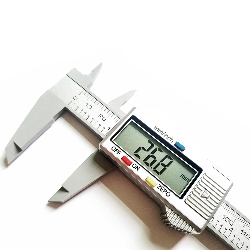 Jual Digital Vernier Calipers Measure 150mm 6inch LCD Electronic Carbon ...