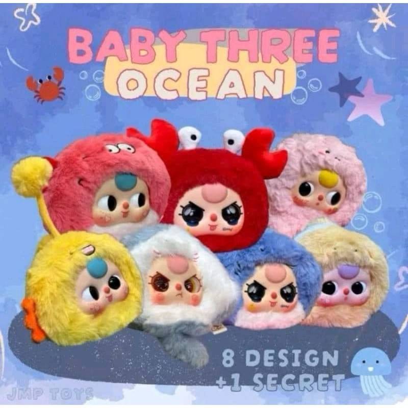 Jual [READY STOCK] BB3 BABY THREE OCEAN Bling box PLUSH ORIGINAL ...