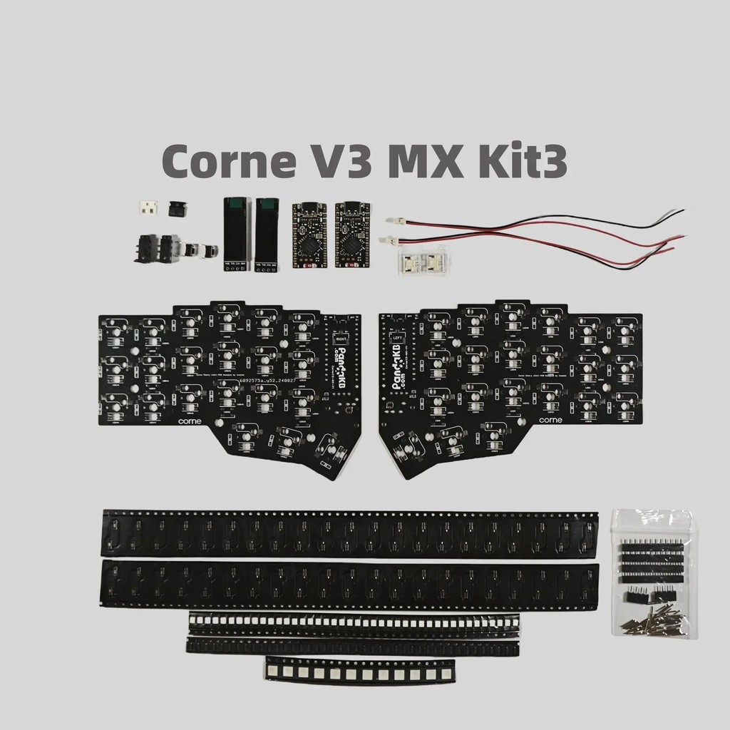 Jual Corne V3 Split Keyboard PCB Kit Custom Corne Crkbd PCB RGB ...