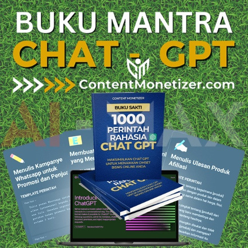 Jual Buku Mantra Chat - GPT | panduan ahli Buku Mantra 1000 Perintah Rahasia Chat GPT. | Shopee ...