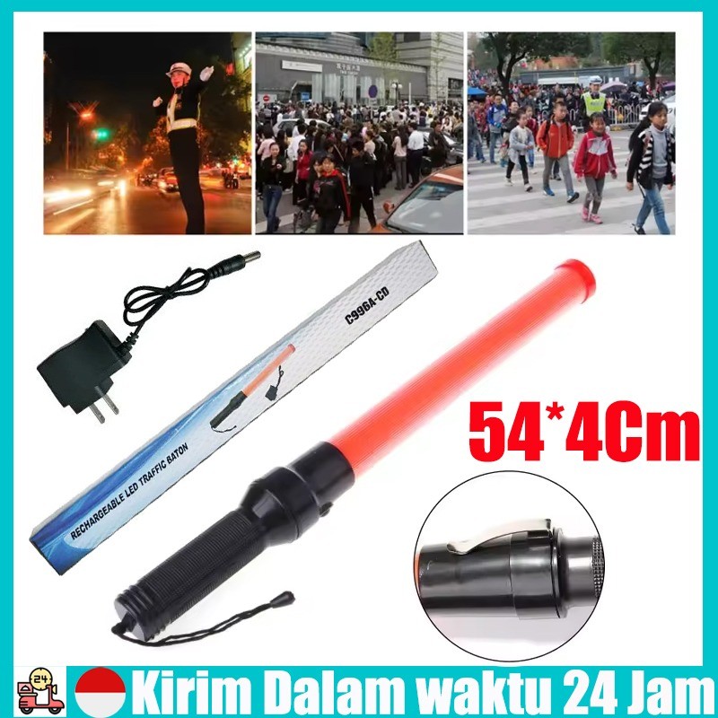 Jual 【Stok Tersedia】Senter Parkir Tongkat Parkir Lalin Panjang Stik ...