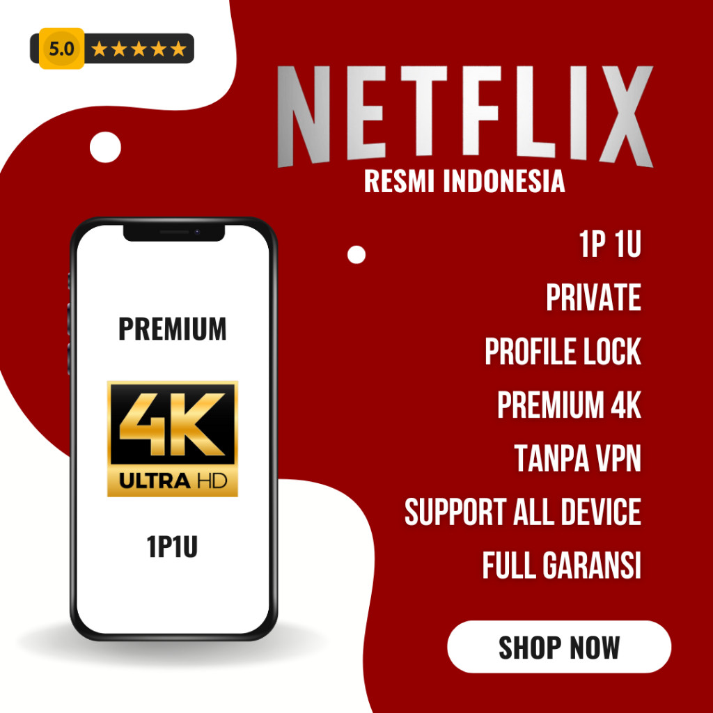 Jual NTFLIX PRIVATE 1P1U PREMIUM ULTRA HD 4K | Shopee Indonesia