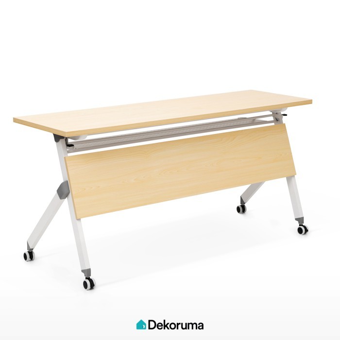 Jual Dekoruma MARCO Meja Training Lipat / Meja Kantor Lipat 160x50 cm ...