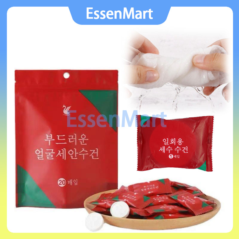 Jual Handuk Muka Portable / Handuk Traveling Sekali Pakai / Handuk ...