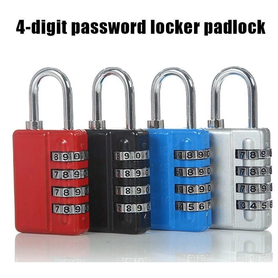 Jual Gembok 4 DIGIT Password Mini 4 Digit Kombinasi Angka untuk Travel ...