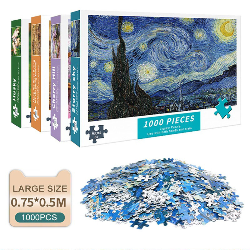 Jual DIY Creative Jigsaw 1000 pcs Puzzle for Adults Kids Jigsaw ...
