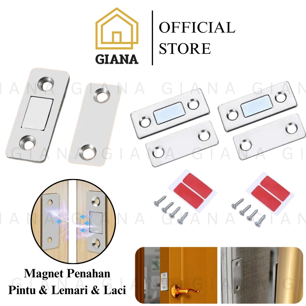 Jual GIA Magnet Pintu Magnet Lemari Magnet Laci Perekat Magnet 2 in 1 ...